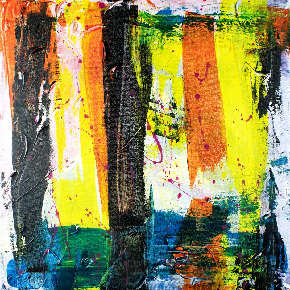 Helen Simmonds Art | Bold Vibrant Abstract Mixed-Media Art ...